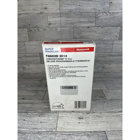 Honeywell | Other | Honeywell T862d208 7day Chronotherm Iv Plus Deluxe ...